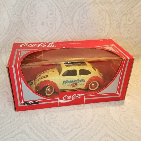 Coca Cola | Toys | Vintage 998 Cocacola Soda Diecast Model Car 1958 Vw ...